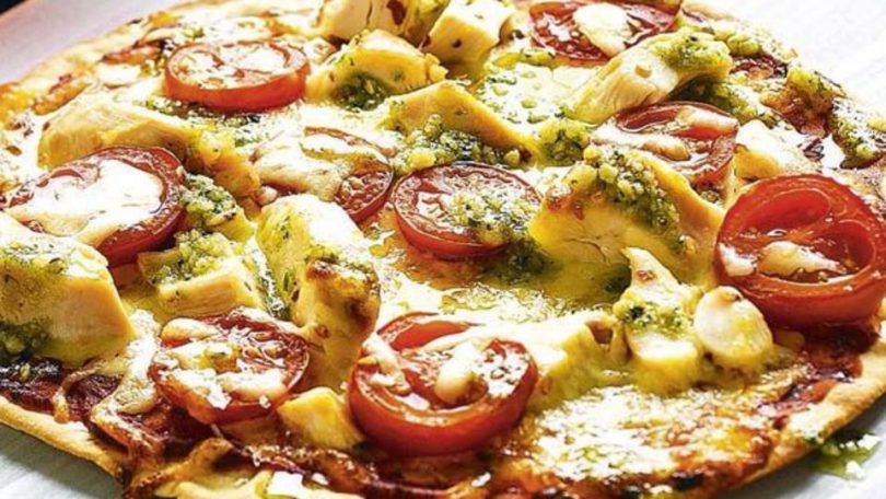 Pizza poulet-pesto - Bon À Savoir