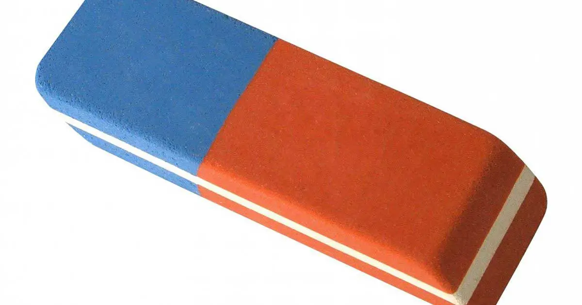 A quoi sert la partie bleutée d’une gomme - Bon À Savoir